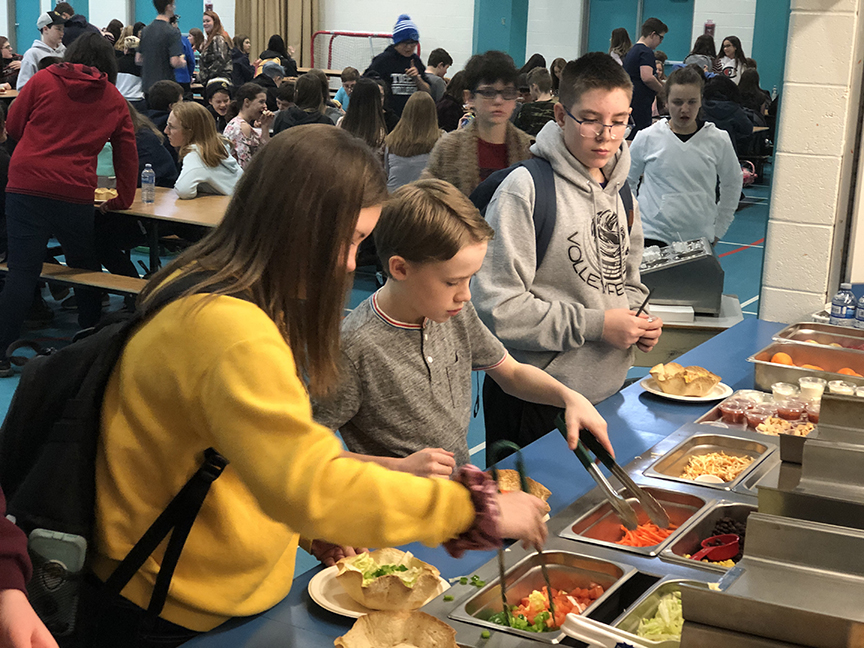 Salad Bar Launch Is A Hit With Middle school Students On The East Coast Salad Bar Launch Is A Hit With Middle school Students On The East Coast
